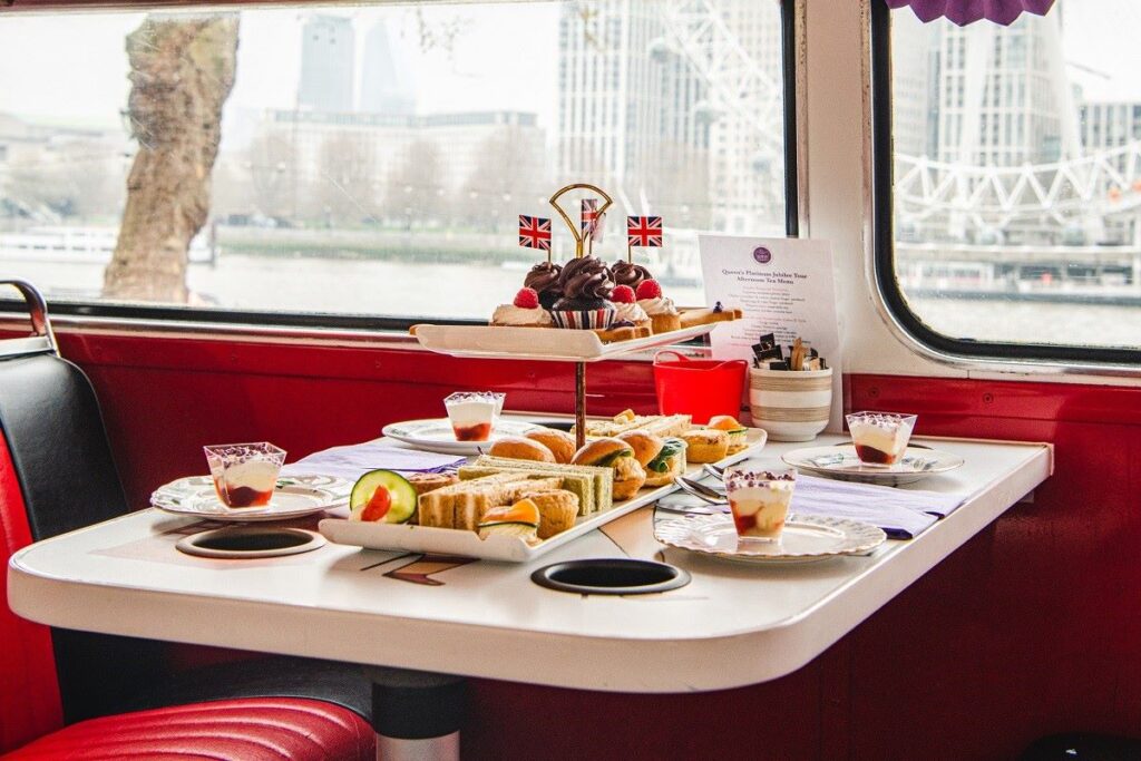 Brigit’s Bakery Classic Afternoon Tea Bus London Tour - Our Man On The ...